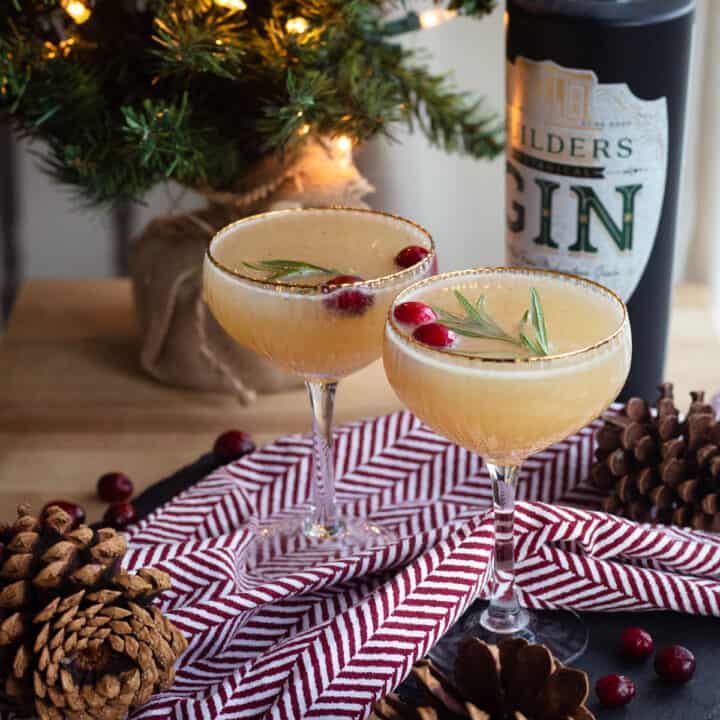 Pear Gin Cocktail - The Hangry Economist