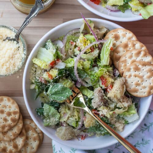 Simple Italian Salad - The Hangry Economist
